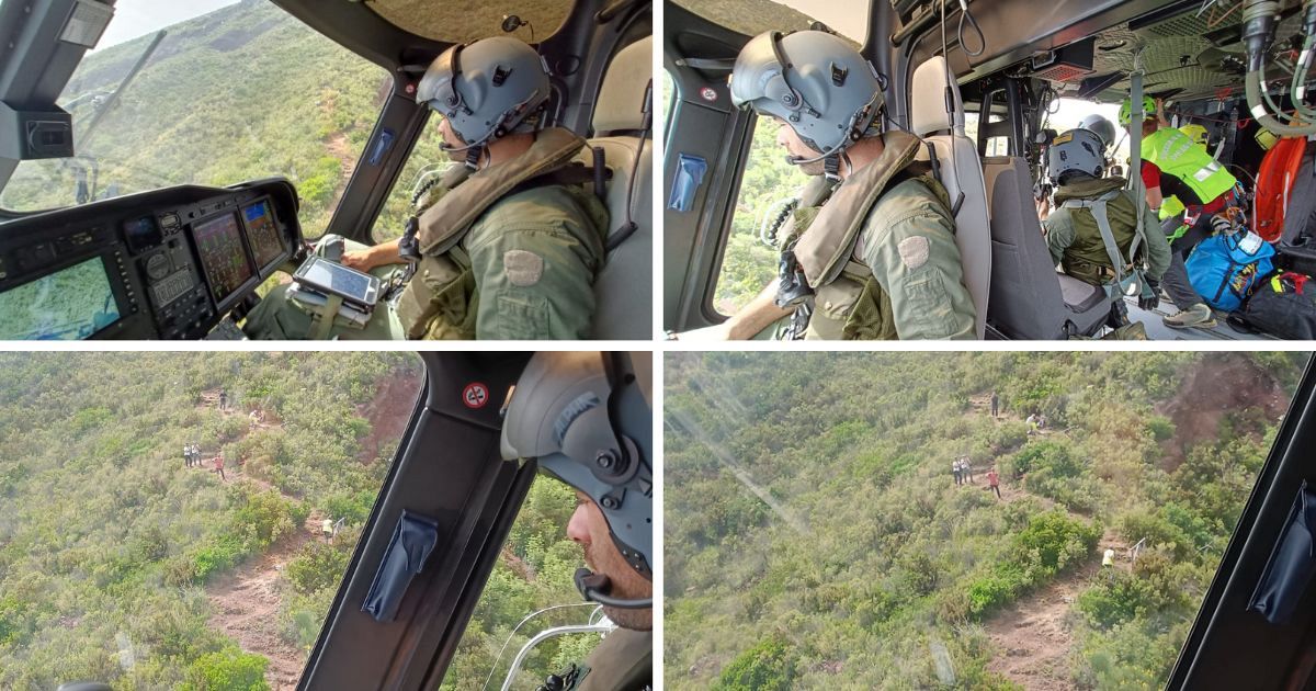 Soccorso aereo: donna infortunata recuperata sull'Isola di Salina con ...