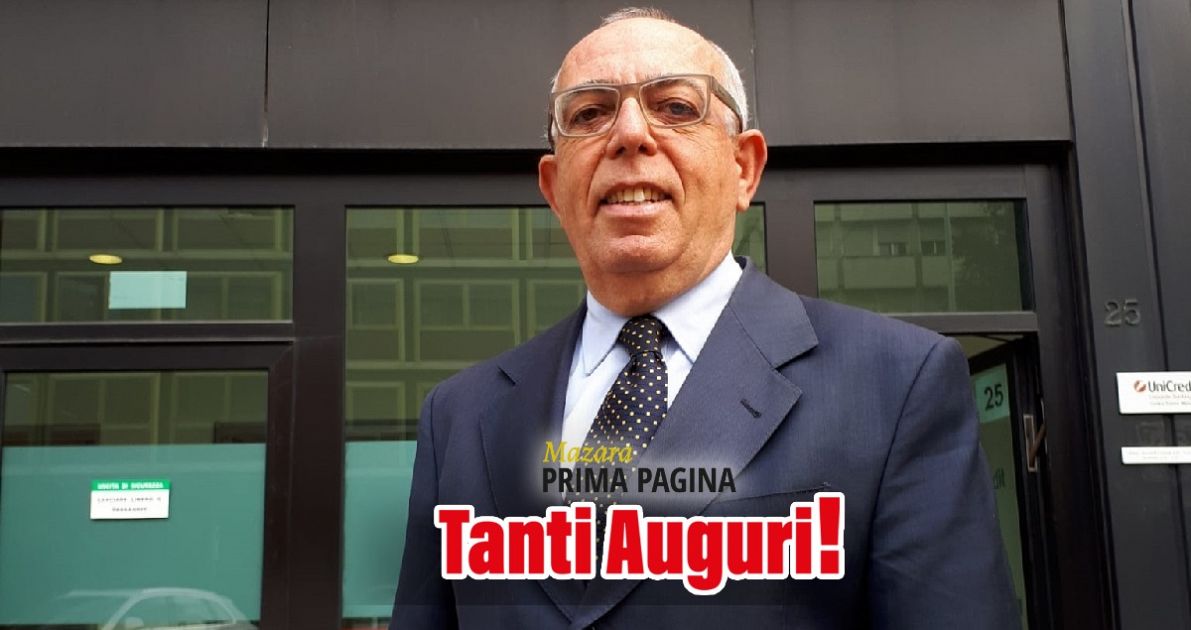 “Buon compleanno” a Francesco Chiaramonte • Prima Pagina Mazara