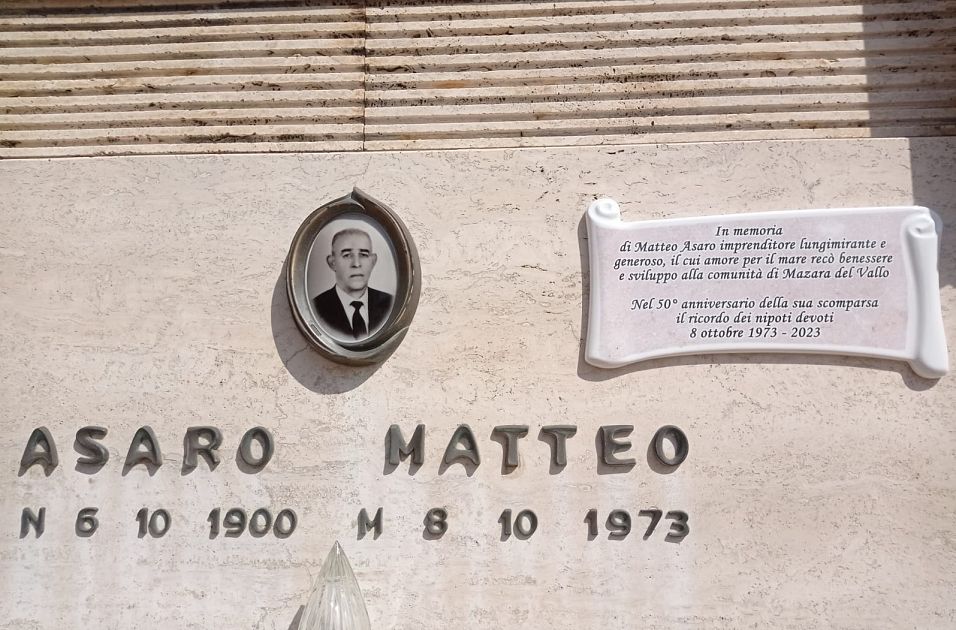 Una targa in memoria di Matteo Asaro “Batarollo” nel 50° anniversario ...