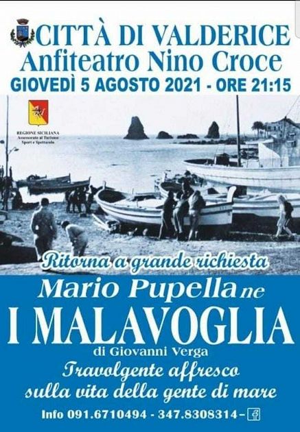 Valderice, torna in scena "I Malavoglia" con Mario Pupella • Prima ...