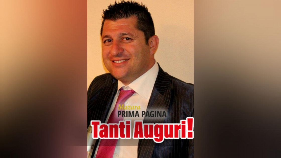 "Buon Compleanno" a Tony Russo • Prima Pagina Mazara